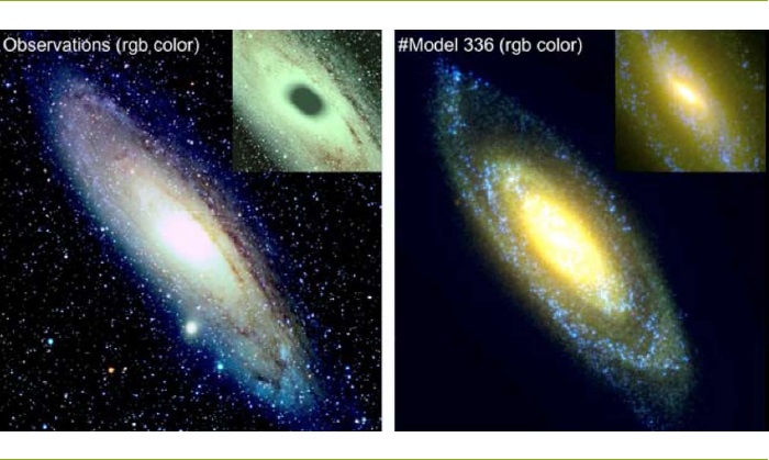 La Distancia Entre Dos Galaxias El Hubble Capta Un Combate Entre David